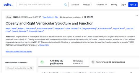 Obesity And Right Ventricular Structure And Function
