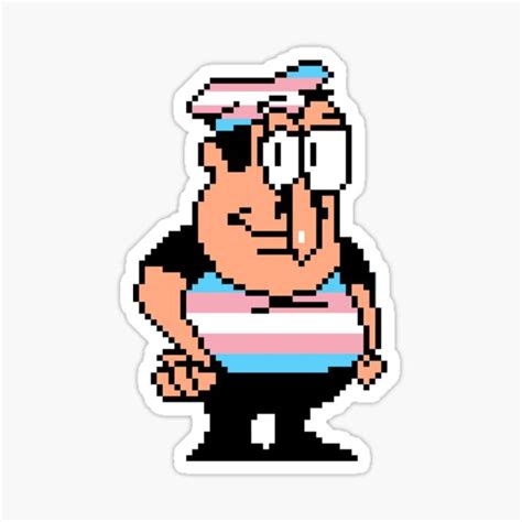 Trans Peppino Trans Peppino Sticker For Sale By Xd Plusultra Redbubble