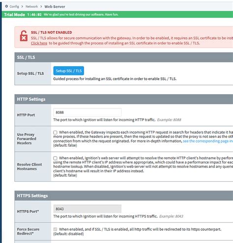 ignition designer connection refused on backup restore ignition