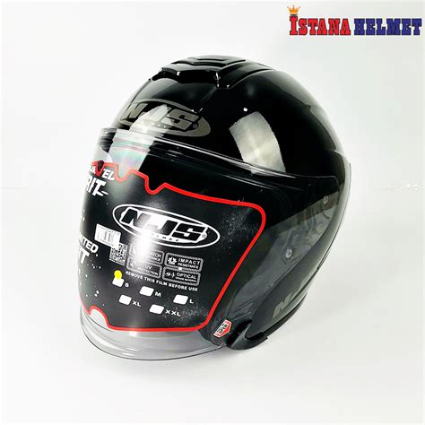 Jual Helm Njs Kairoz Black Shopee Indonesia