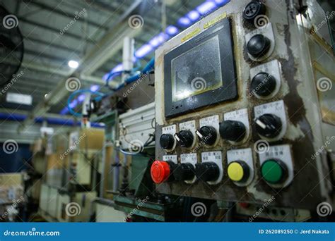 The Control Panel And Analog Switch With The Control Button Of The