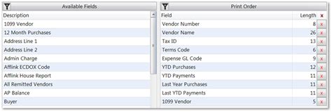 Produce A Vendor 1099 Report