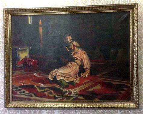 Описание картины иван грозный убивает своего сына