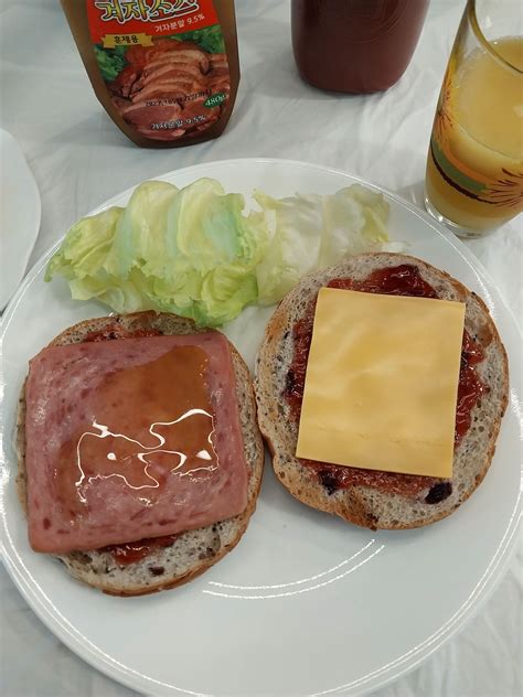 초간단 베이글 토스트 샌드위치