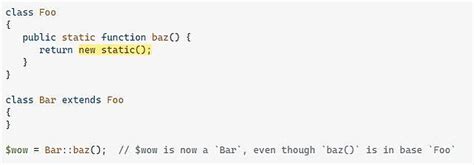 فرق Self با Static یا Late Static Binding در Php ویرگول