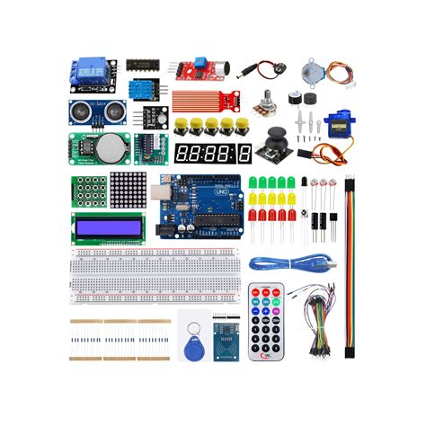 Makerlab Upgraded Starter Kit For Uno R3 Dip With Pdf Manual Lessons C