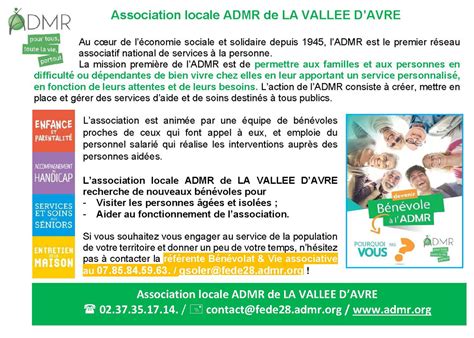 Association Locale ADMR de la Vallée de l Avre