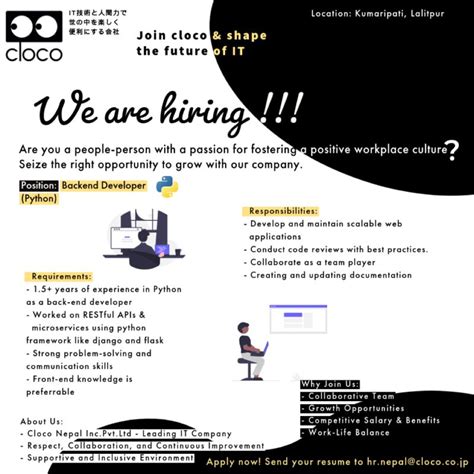 Ashmita Ghimire On Linkedin Exciting Offer To Join Cloco Nepal Inc Pvt Ltd Vacancy Open For