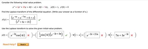 solved consider the following initial value problem