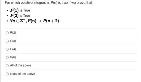 Solved Suppose That P N Is A Propositional Function For Chegg Com
