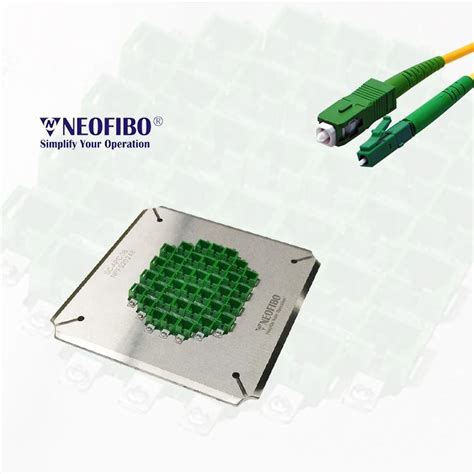 Neofibo Sc APC 36 Sc APC 36 Optical Fiber Cable Connector Grinding Fixture 2 5mm Ceramic Ferrule