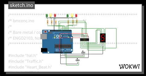 Complete Traffic Light 2 Wokwi Esp32 Stm32 Arduino Simulator