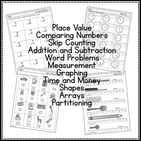 2nd Grade Math Quick Checks Assessments Common Core Made By Teachers