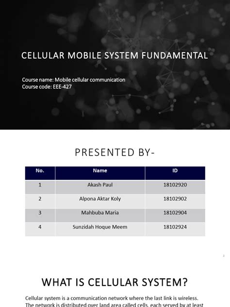 Cellular System Fundamentals Pdf Cellular Network Telecommunications