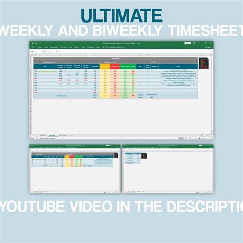 Overtime Monthly Tracker Etsy