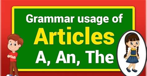 English Activities For Junior College Teacher ARTICLES USE OF A AN AND THE