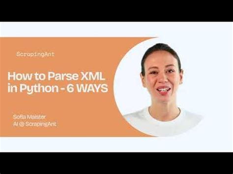 How to Parse XML in Python | ScrapingAnt - YouTube
