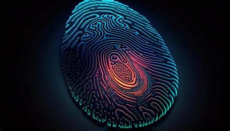 Premium Photo Generative Ai Fingerprint Scanning Biometric Authentication Cybersecurity And