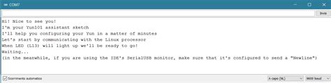 Arduino Yún Yún First Configuration Arduino Documentation