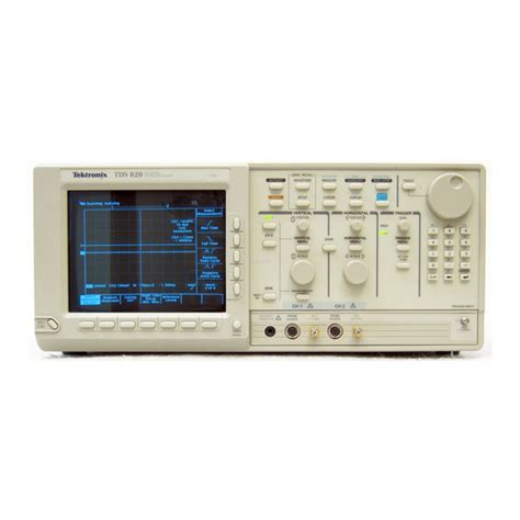 Tektronix Tds 820 Manual Pdf Download Manualslib