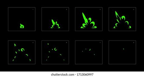 Liquid Explosion Effect Explosion Animation Effect Stock Vector Royalty Free 1716878104