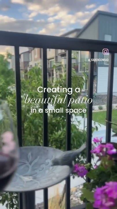 Tiny Patio Styling Tips 👇 Youtube
