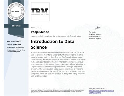 introduction to data science pooja shinde