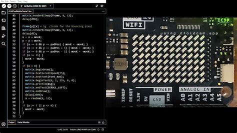 Homework For Arduino Uno R4 Wifi Lesson 30 Create A One Player Pong