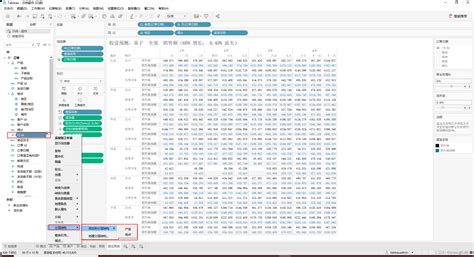 tableau图表维度上卷下钻制作方法 表格下钻 csdn博客