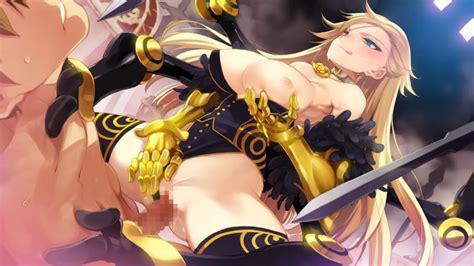 Rule 34 Aqua Eyes Assertive Blonde Hair Blush Breasts Censored Cowgirl Position Eiyuu Senki