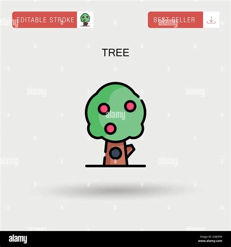 Tree Simple Vector Icon Stock Vector Image Art Alamy