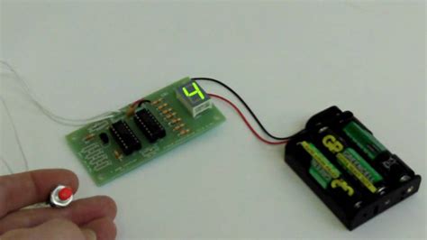 Demo 7 Segment Led Display Kit Uk Youtube