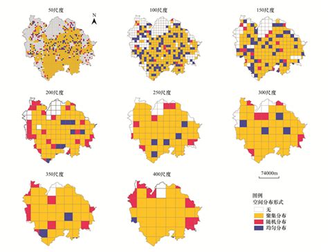 空间分布四种大山谷图库