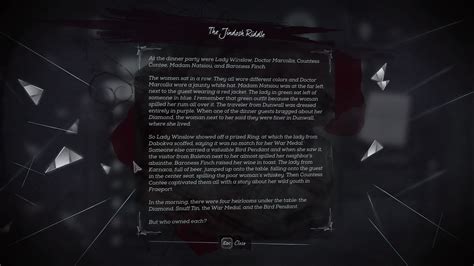 How I Solved Dishonored 2s Jindosh Riddle Using Linear Programming Dennis Webers Blog