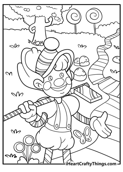Candyland Characters Free Printable Coloring Pages