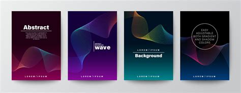 Abstract Various Colorful Header Set Collection Vector Image