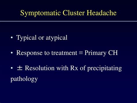Ppt Cluster Headache Powerpoint Presentation Free Download Id5721488