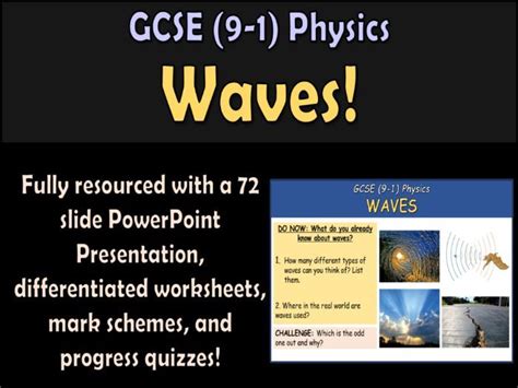 Waves Gcse Physics Bundle Teaching Resources