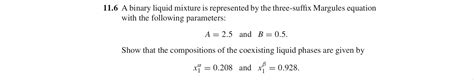11 6 a binary liquid mixture is represented by the