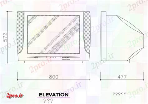 دانلود نقشه تاسیسات برق بلوک های صفحه تخت تلویزیون قدیمی جزئیات کد149362
