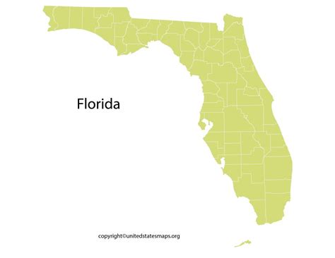 Florida County Map Map Of Florida Counties And Cities