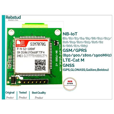 Sim7070g Nb Iot Gsm Gprs 2g Edge Lte Gnss Gps Module Iot