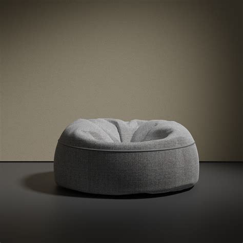 Bean Buff Chair Free 3d Model Animated Rigged Cgtrader