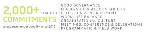 Commitment International Gender Champions