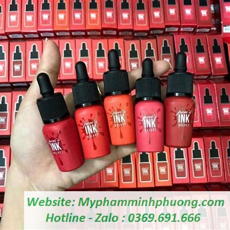 Son Ink Peripera Peri Ink Velvet Tint HÀn QuỐc Mỹ Phẩm Minh Phương