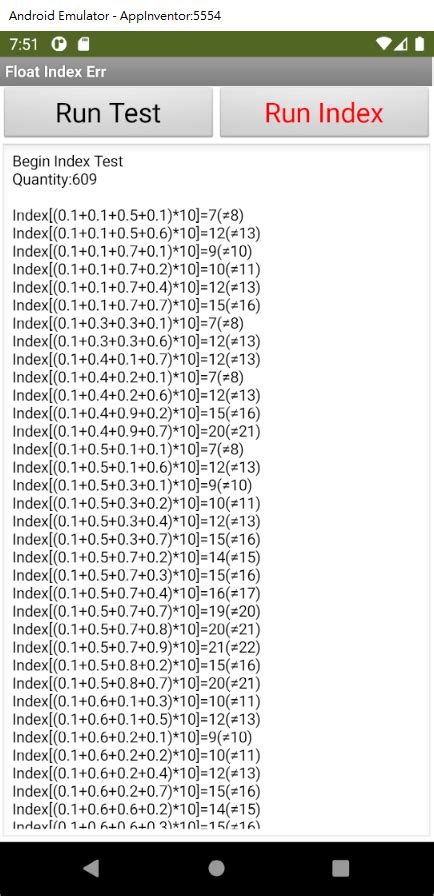 List Uses Float Indexing Error MIT App Inventor Help MIT App Inventor Community