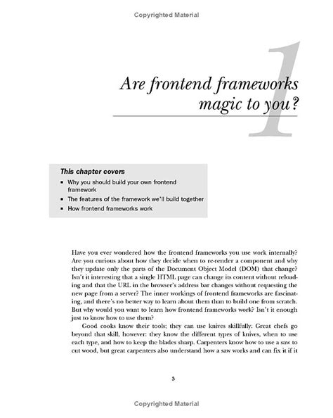 Free PDF Build A Frontend Web Framework From Scratch