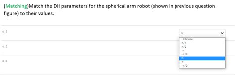 Solved Multiple Choice What Is The Direct Kinematics Chegg