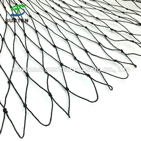 Popular Nylon PA PE Polyester Multi Multi Filament Knotted Fishing Net For UK Poultry Net And
