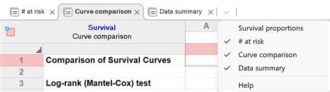 Graphpad Prism 10 Statistics Guide Interpreting Results Survival Proportions